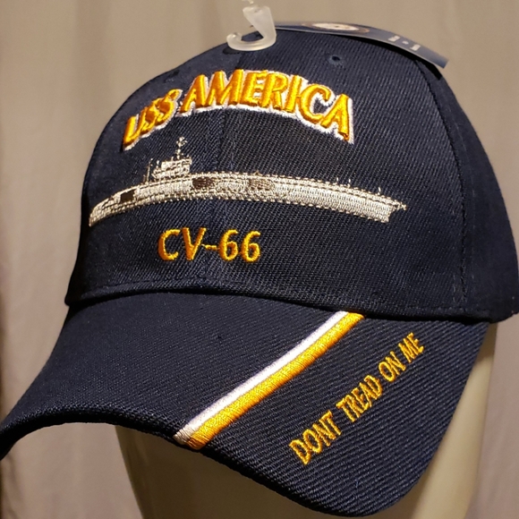 Accessories | Military Us Navy Uss America Hat | Poshmark